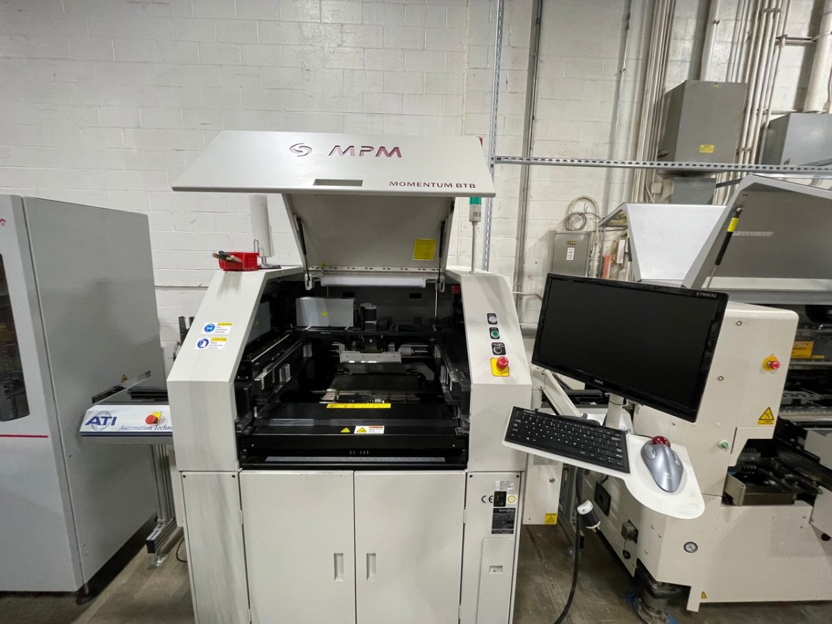 2016 MPM BTB Stencil Printer - Used SMT Equipment