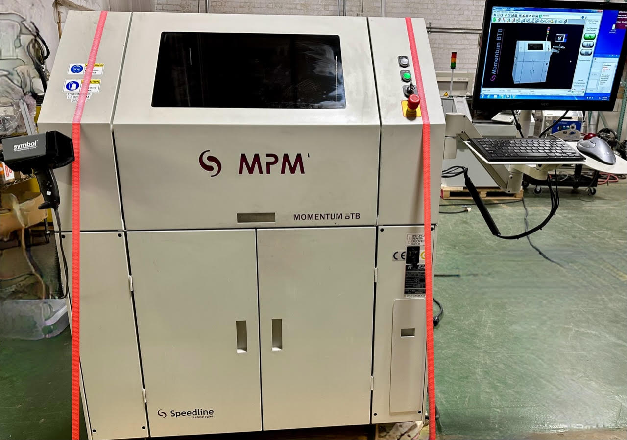 2017 MPM Momentum BTB Printer - Used SMT Equipment